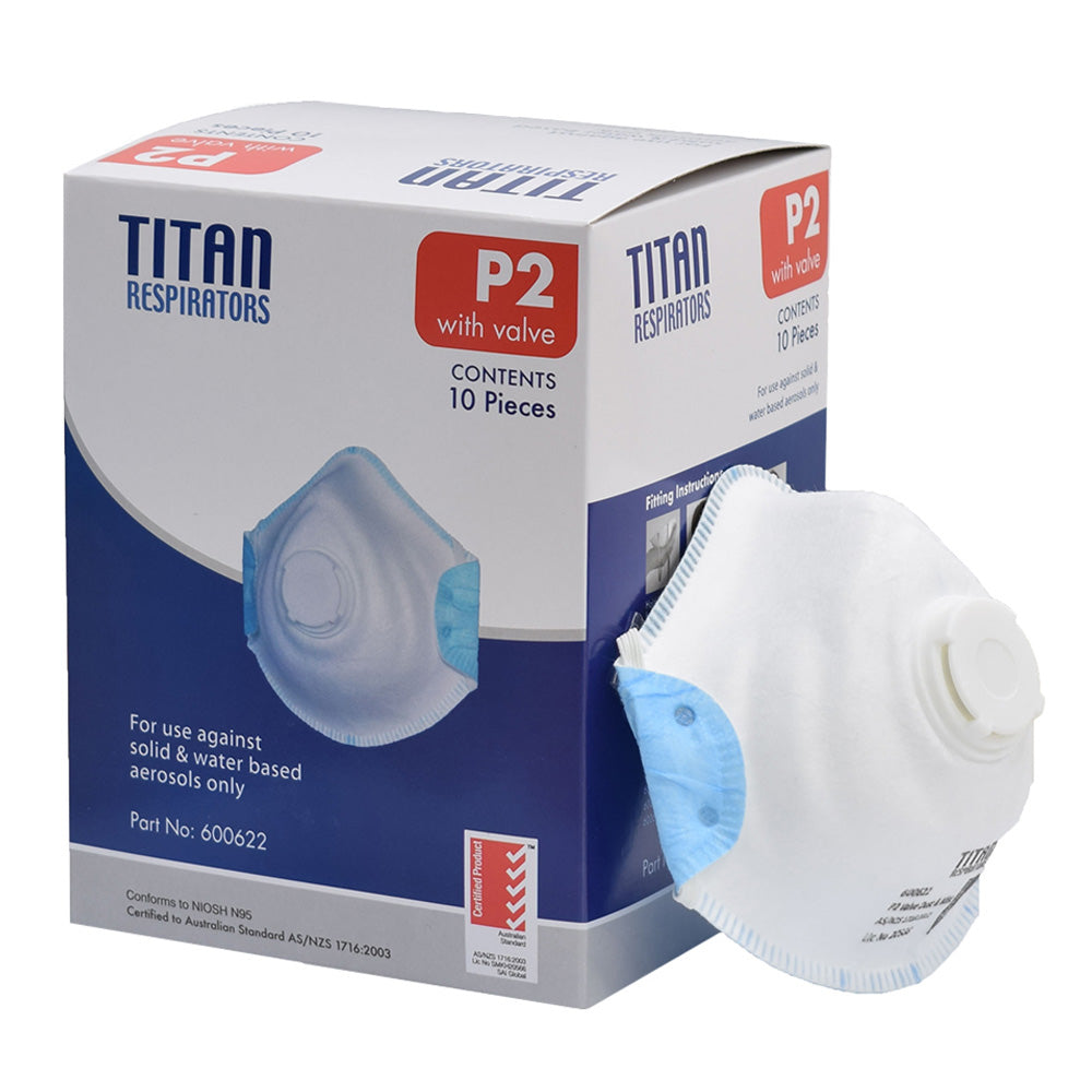 P2V Titan Moulded Respirator Mask Carton of 120 GMA Supplies